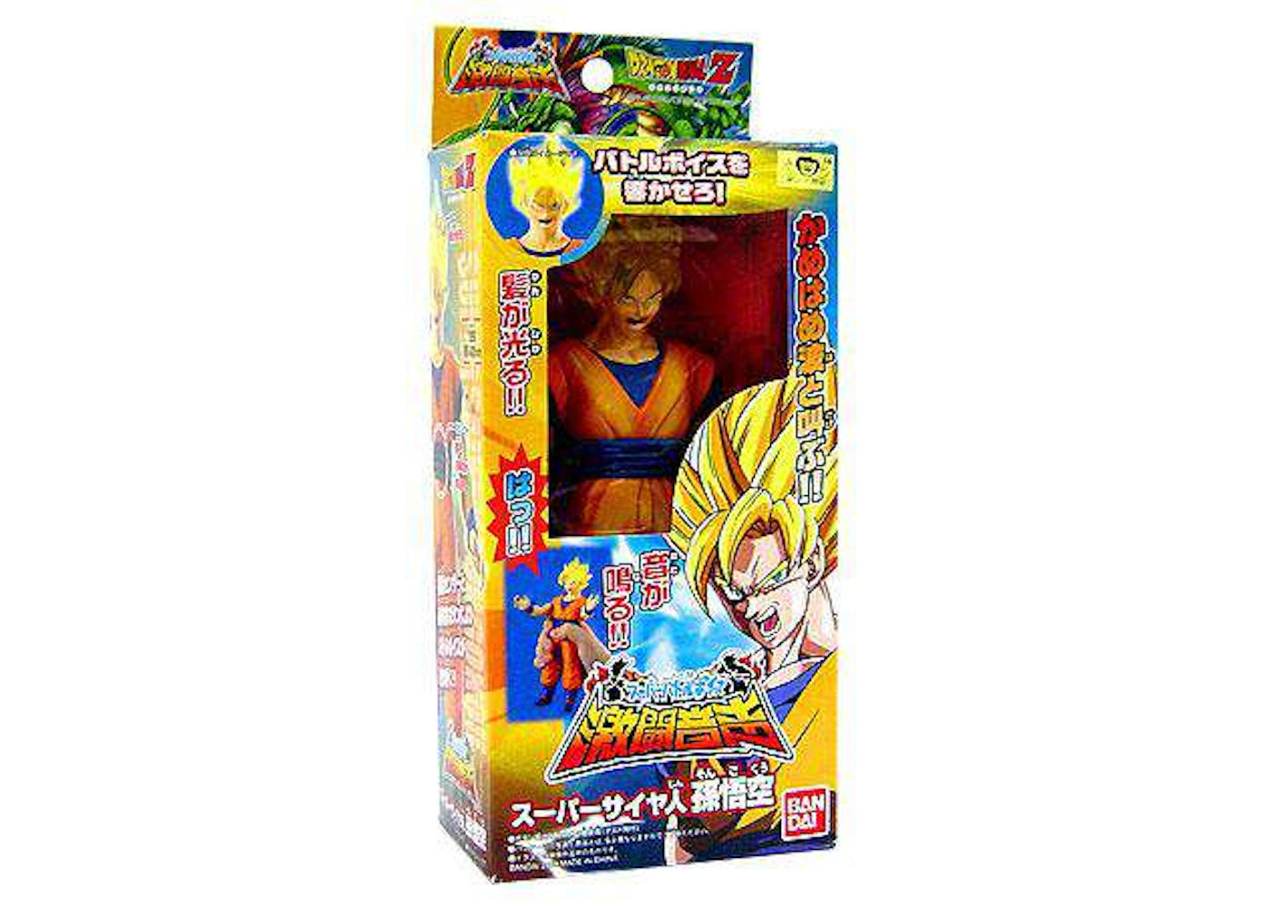 Bandai Japan Dragon Ball Z Light & Sound Super Saiyan Goku Action Figu ...