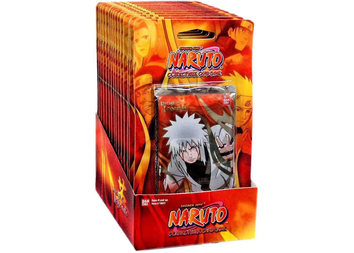 Bandai Naruto Card Game Lineage of the Legends Booster Pack Box – Side ...