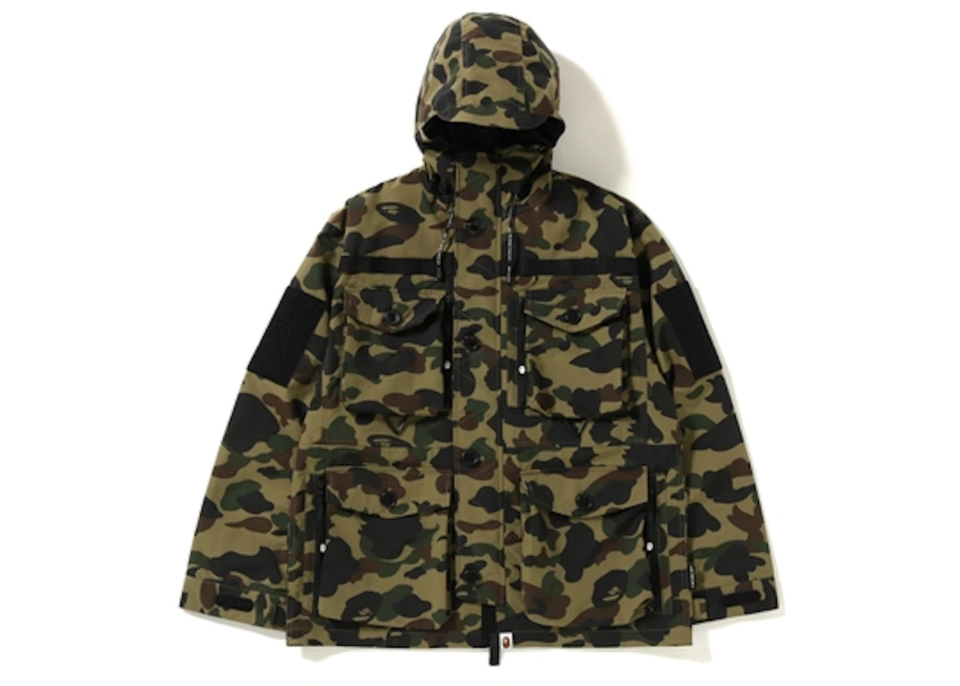 BAPE 1st Camo Military Jacket Green – Side Kicks