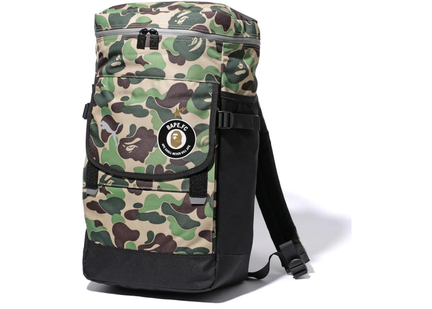 BAPE X Puma ABC Camo Backpack Green – Side Kicks