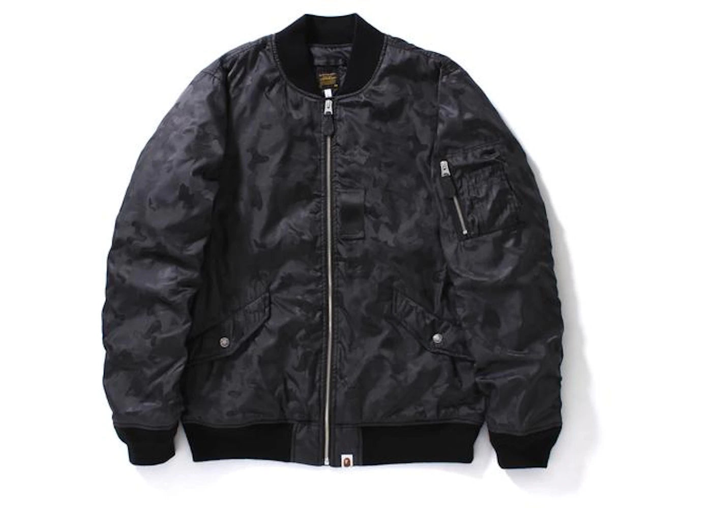 BAPE Abc Camo Jacquard Bomber Jacket Jacket Black – Side Kicks