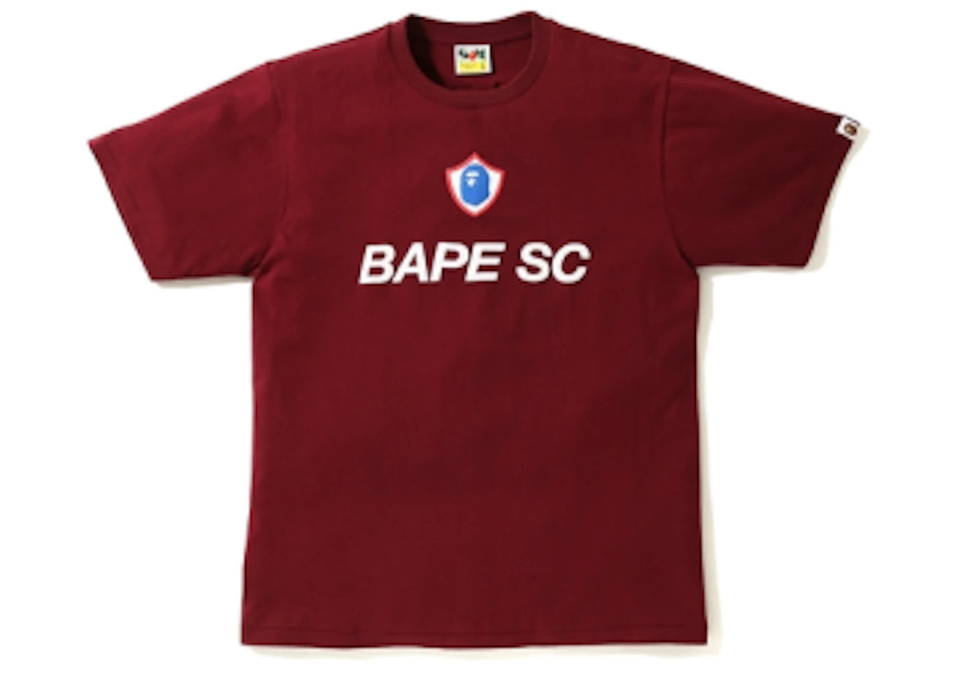 BAPE Foam Bape FC Tee Burgundy – Side Kicks
