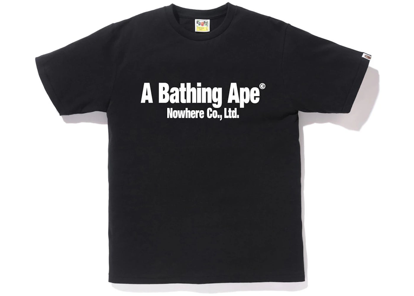 BAPE Handle With Care Tee Black – Side Kicks