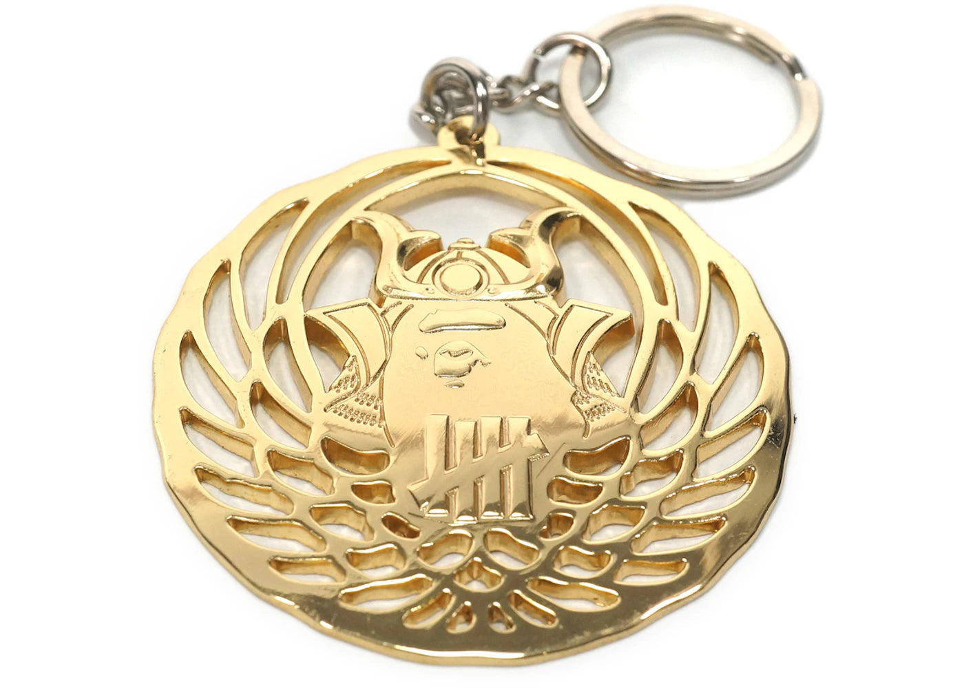 BAPE Undedeated Samurai Keychain Gold – Side Kicks
