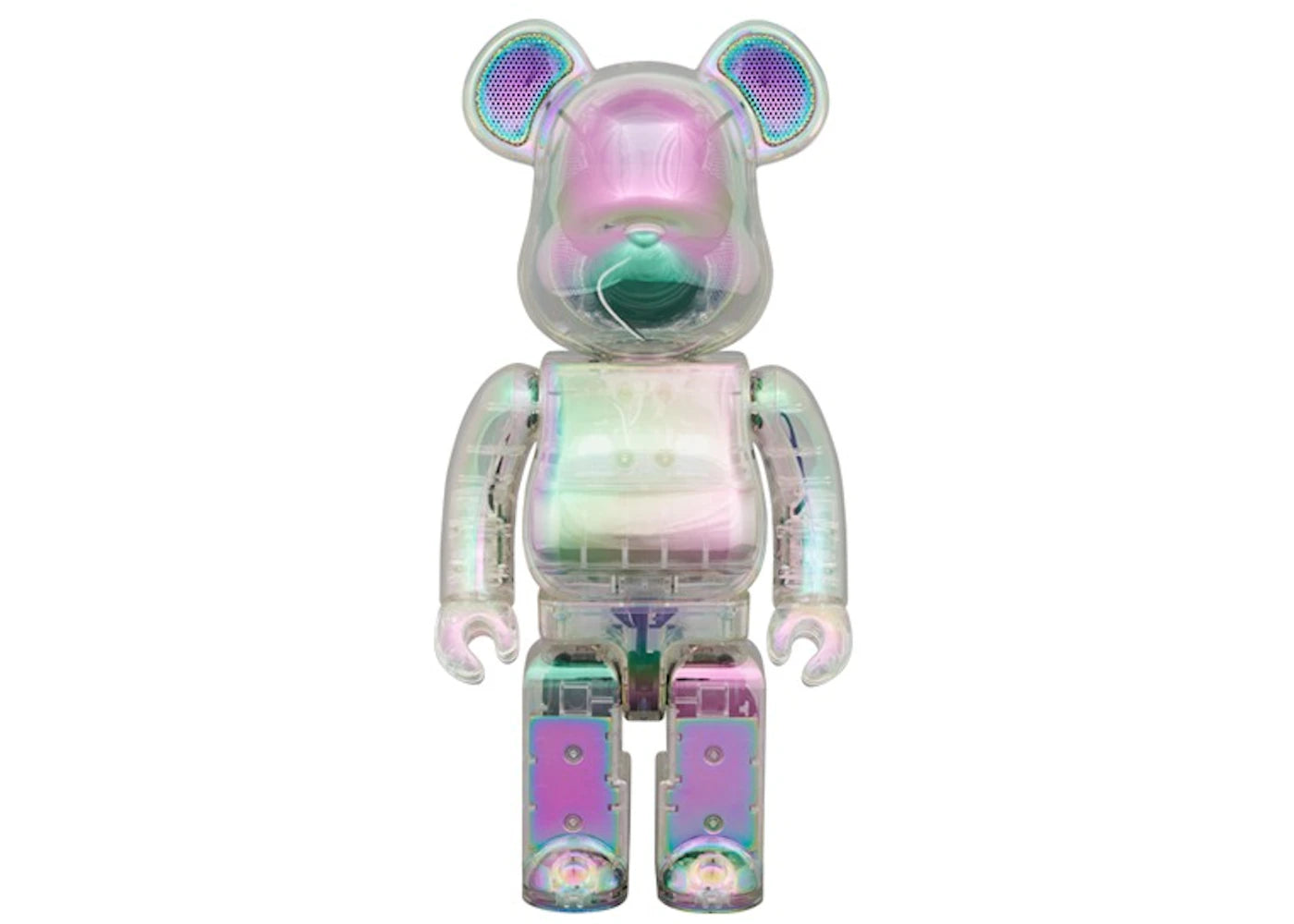 Bearbrick Audio Iridescent Portable Bluetooth Speaker 4 Crystal Halo ...