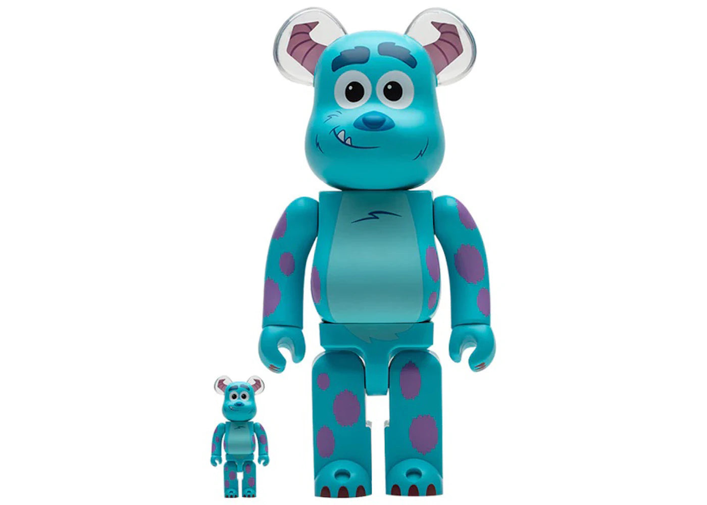 Bearbrick Disney Pixar Monsters, Inc. Sulley 100% & 400% Set – Side Kicks
