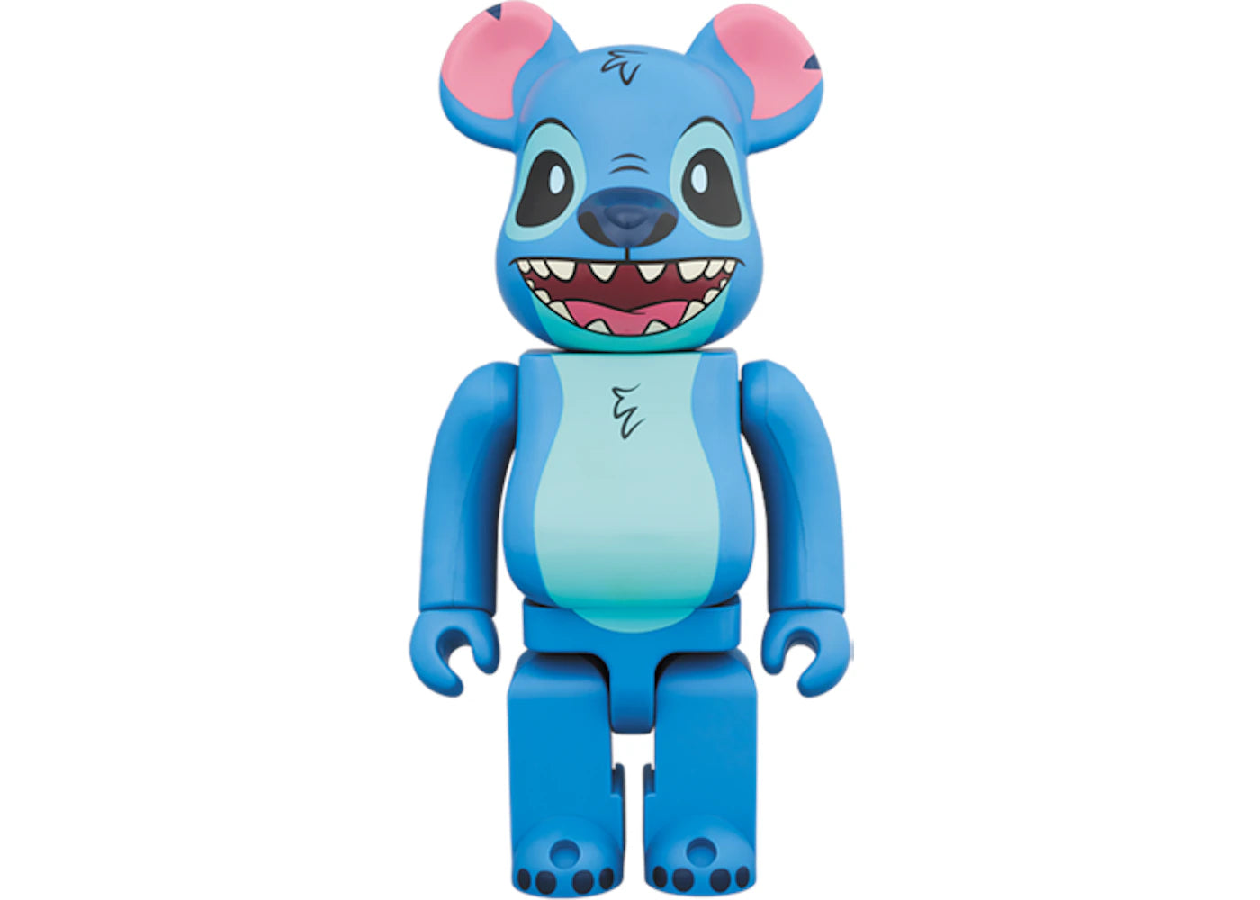 Bearbrick Stitch 400% Blue – Side Kicks