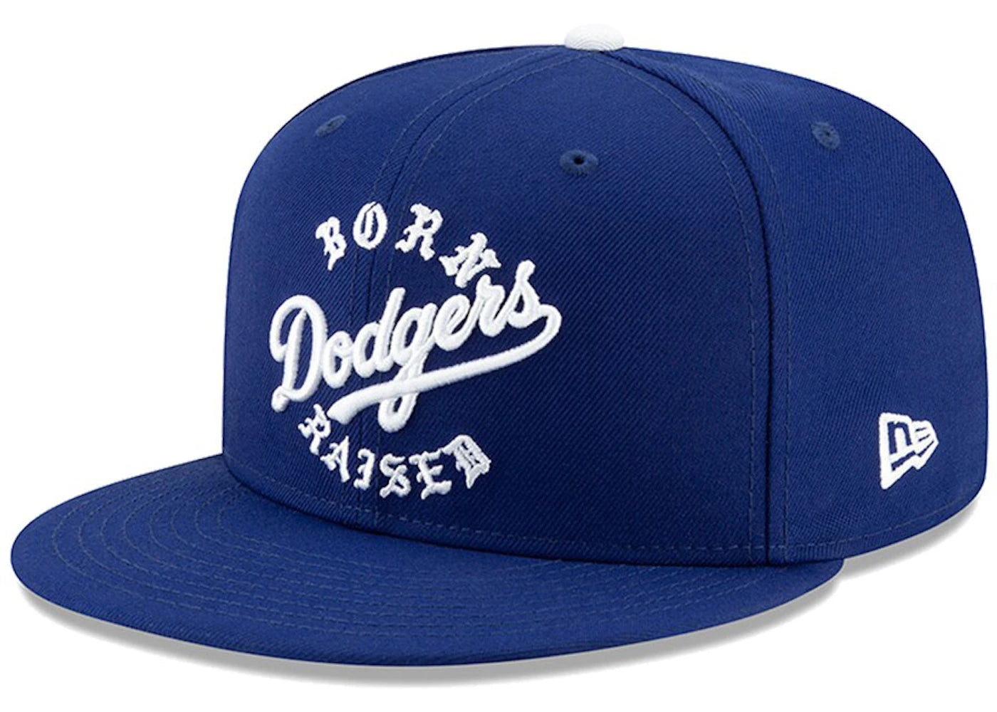 Born X Raised Los Angeles Dodgers Script Fitted Hat Blue – Side Kicks