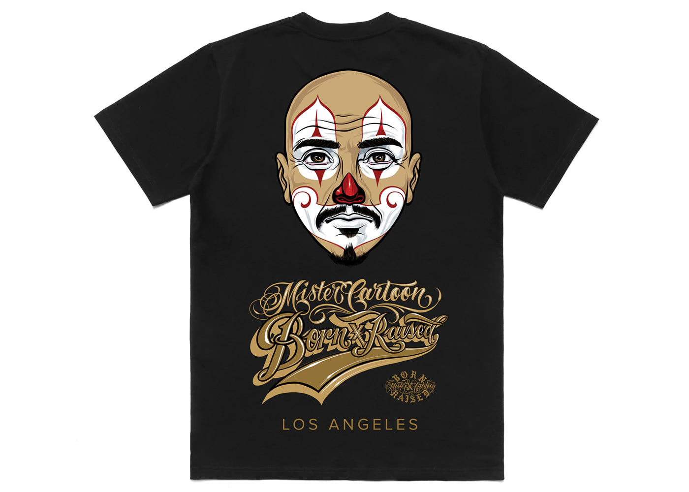 Born X Raised x Mister Cartoon Pelon Tee Black – Side Kicks