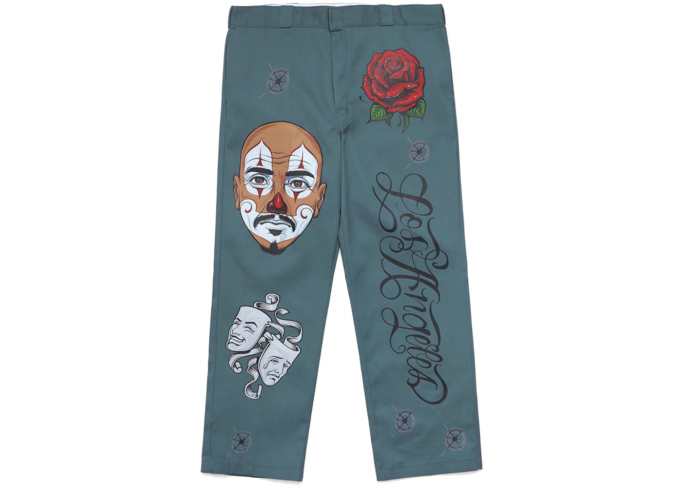 Born X Raised x Mister Cartoon x Dickies Work Pants Green – Side Kicks