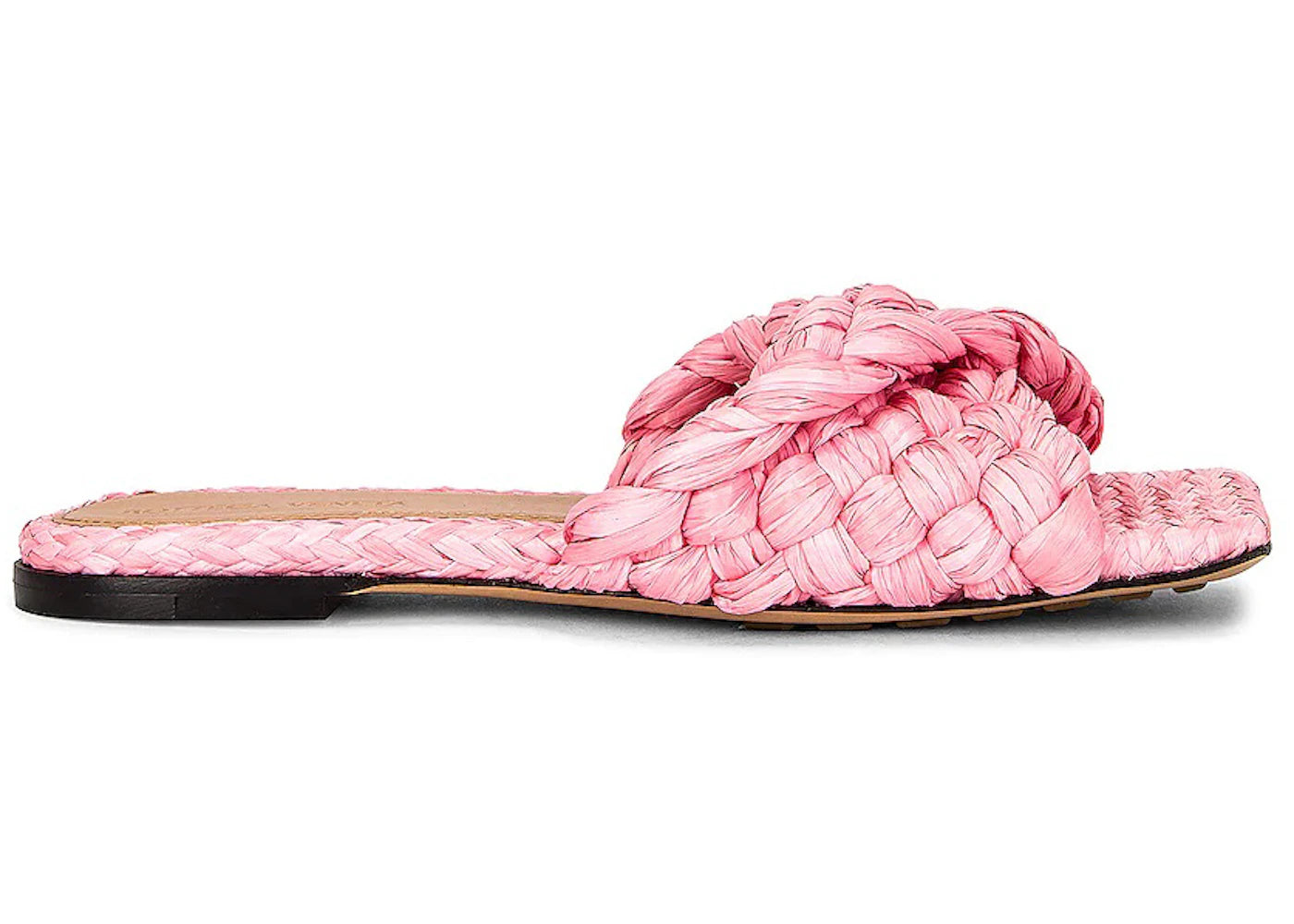 Bottega Veneta Raffia Stretch Flat Sandals Blossom (Women's) – Side Kicks