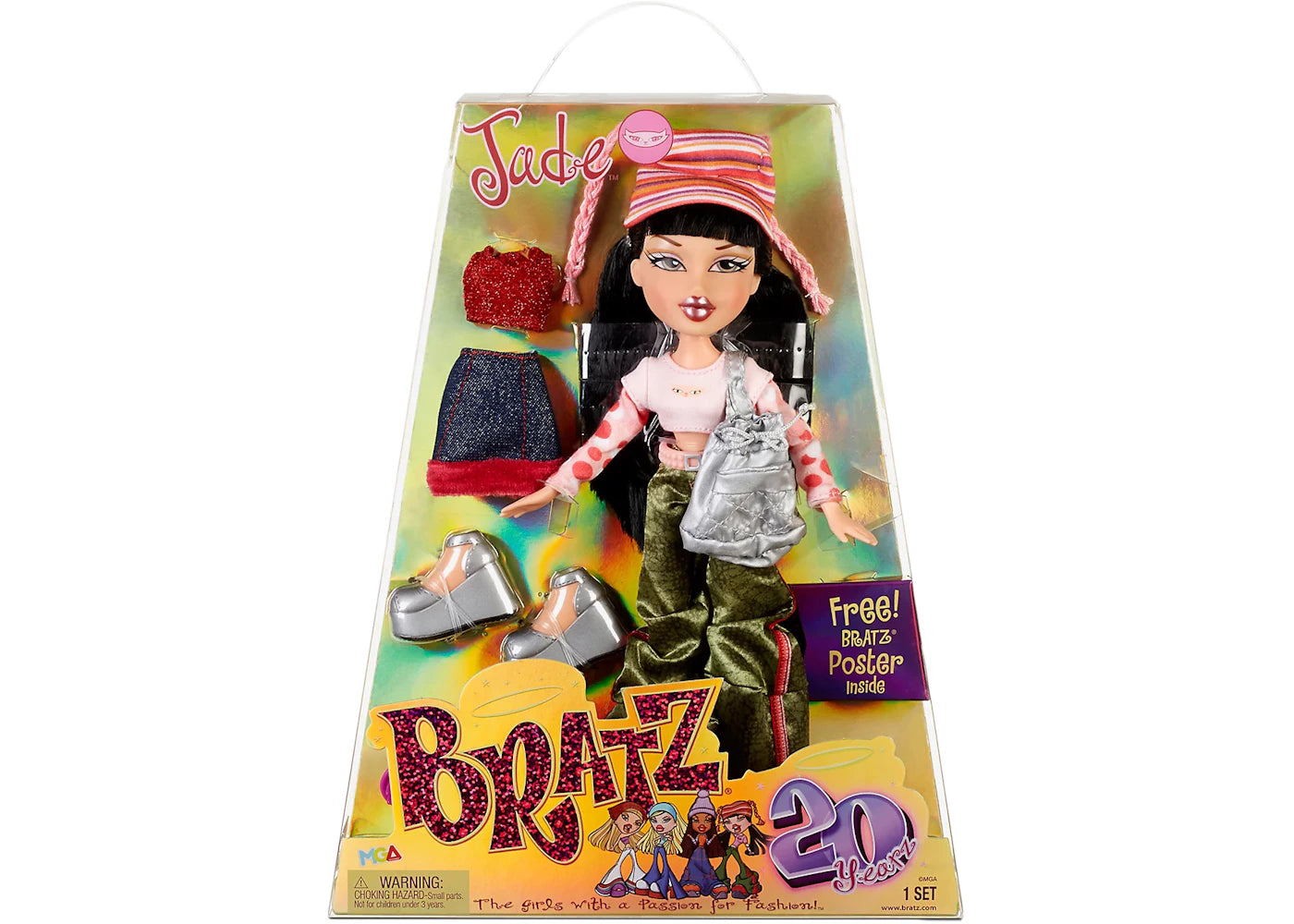 Bratz Jade 20th Anniversary Collectors Edition Doll – Side Kicks