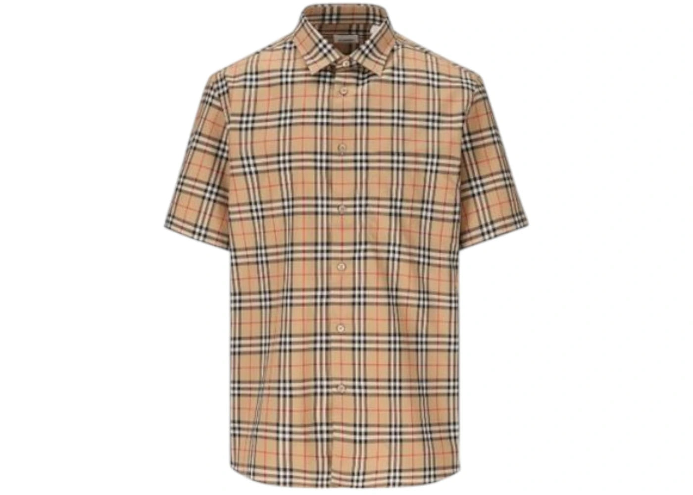Burberry Nova-Check Pattern Cotton Shirt Archive Beige – Side Kicks