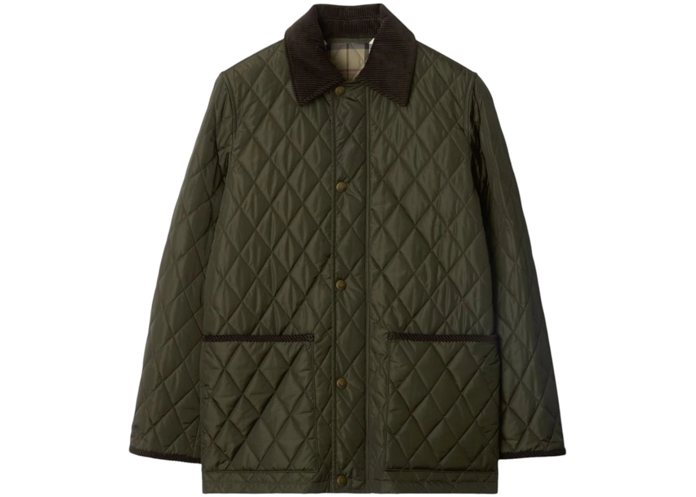 Burberry Quilted Jacket Shale/Brush Ip Check – Side Kicks