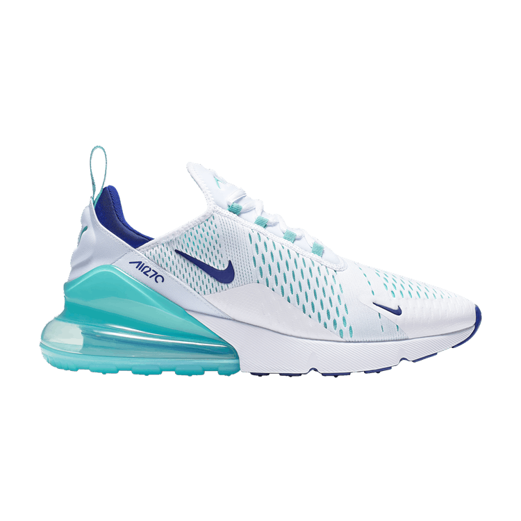 Nike Air Max 270 White Hyper Jade Deep Royal Blue – Side Kicks