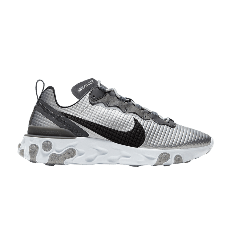 Nike React Element 55 Quilted Grid White – Side Kicks