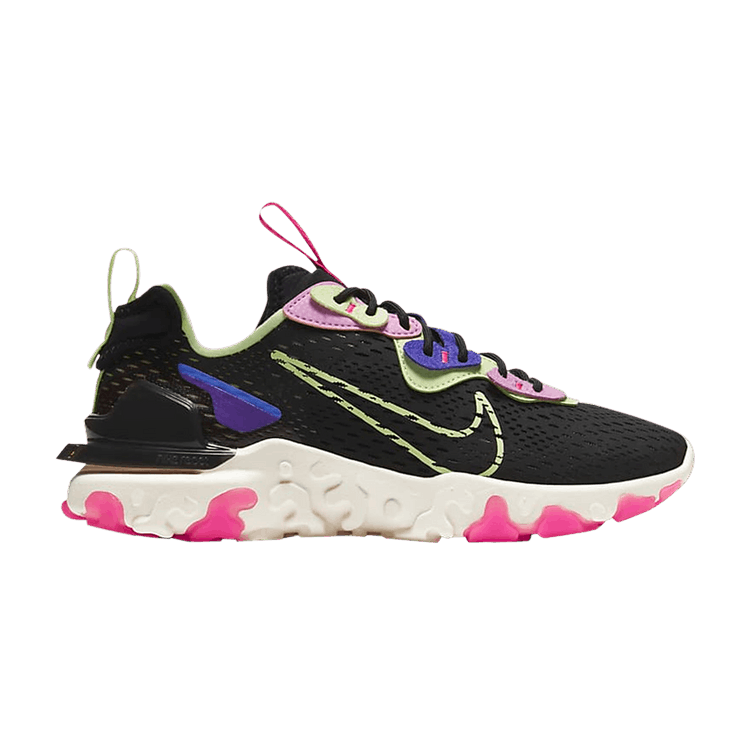 Nike React Vision Black Beyond Pink Volt (Women's) – Side Kicks