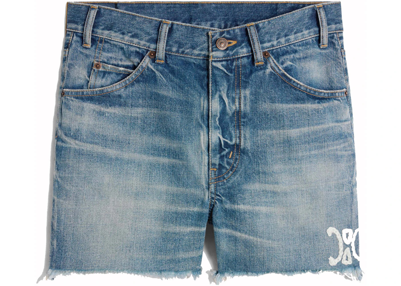 Celine Skate Electric Sky Wash Denim Shorts Electric Sky – Side Kicks