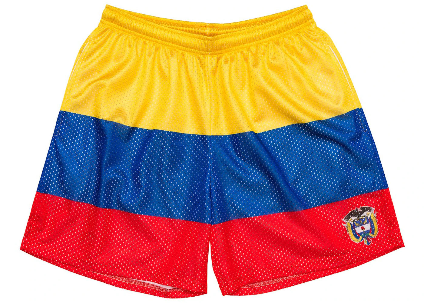 Chalk Line Colombia Flag Retro Shorts Yellow/Blue/Red – Side Kicks