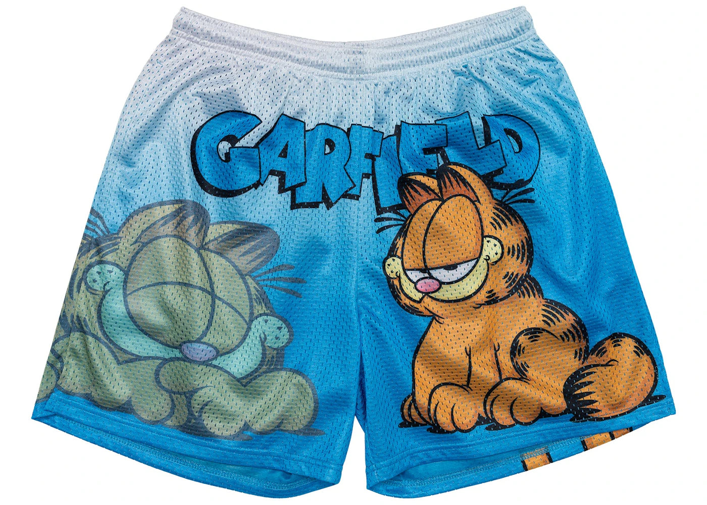Chalk Line Garfield Retro Fanimation Shorts Blue – Side Kicks