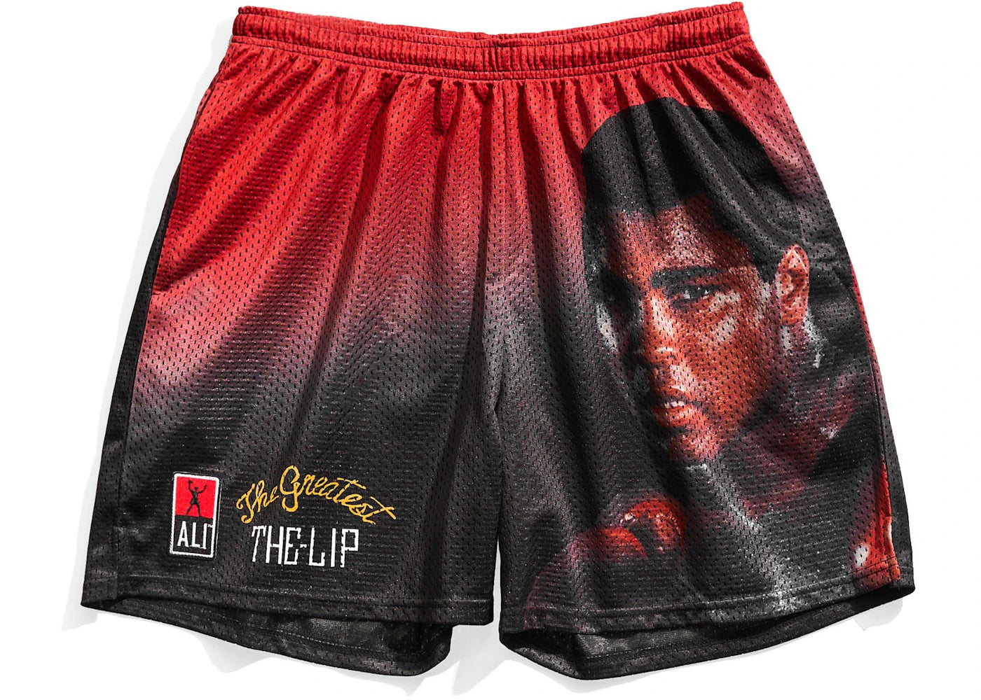 Chalk Line Muhammad Ali "The Greatest" Retro Shorts Red/Black – Side Kicks