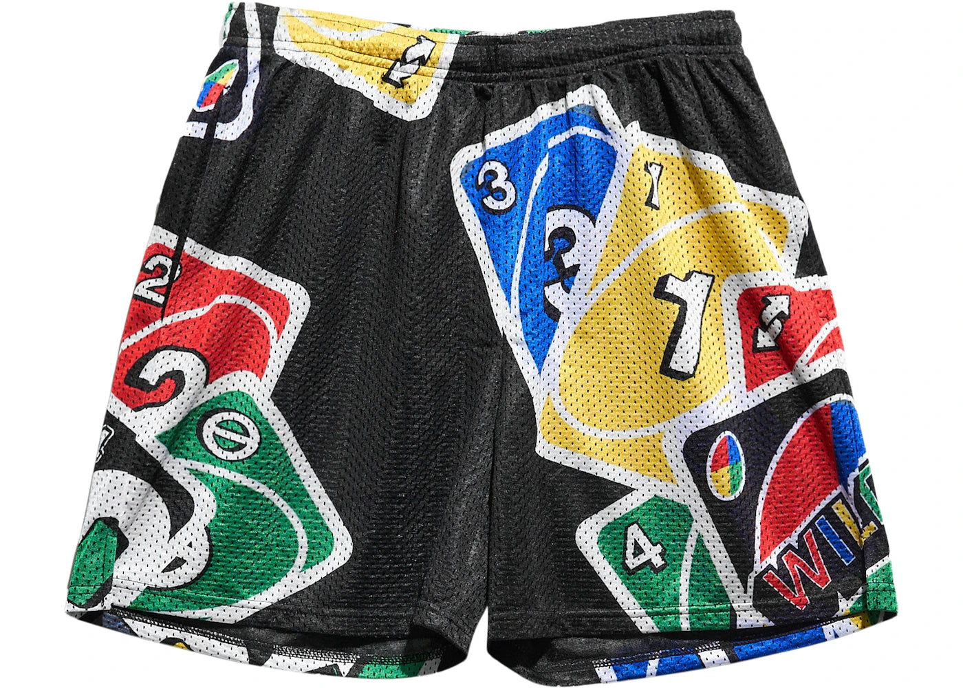 Chalk Line UNO Cards AOP Retro Shorts Black – Side Kicks