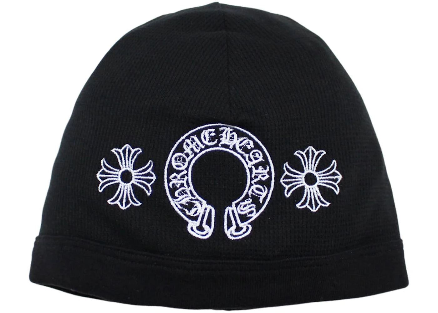 Chrome Hearts Horseshoe Skull Cap Beanie Black – Side Kicks