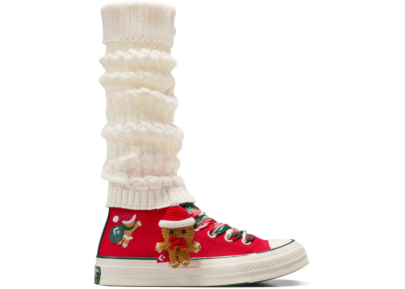 Converse Chuck 70 Hi X-Mas Gingerbread & Knit Sock Red – Side Kicks