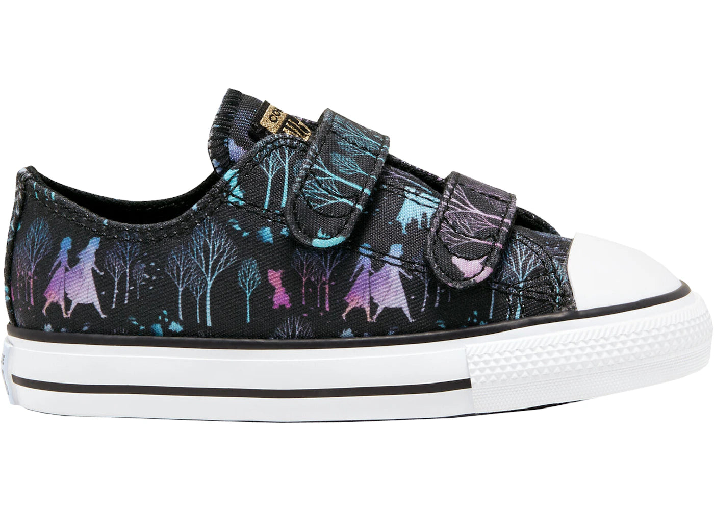 Converse Chuck Taylor All Star Low Frozen 2 Black (TD) – Side Kicks