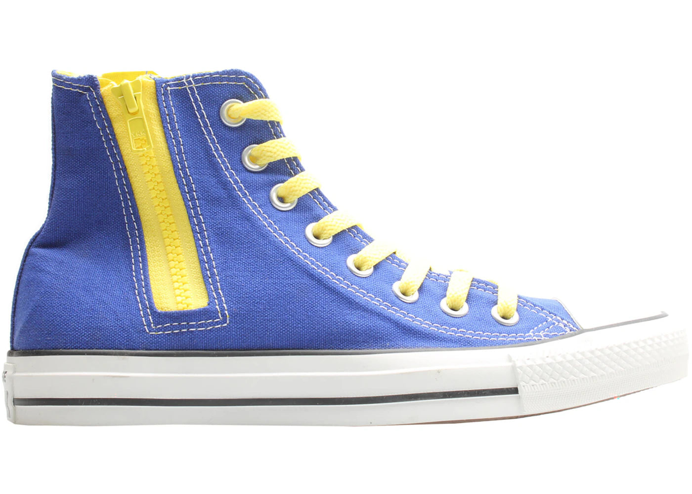 Converse Chuck Taylor All Star Side Zip Hi Radio Blue Yellow – Side Kicks