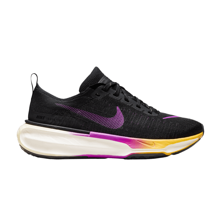 Nike ZoomX Invincible Run 3 Black Hyper Violet Laser Orange (Women's ...
