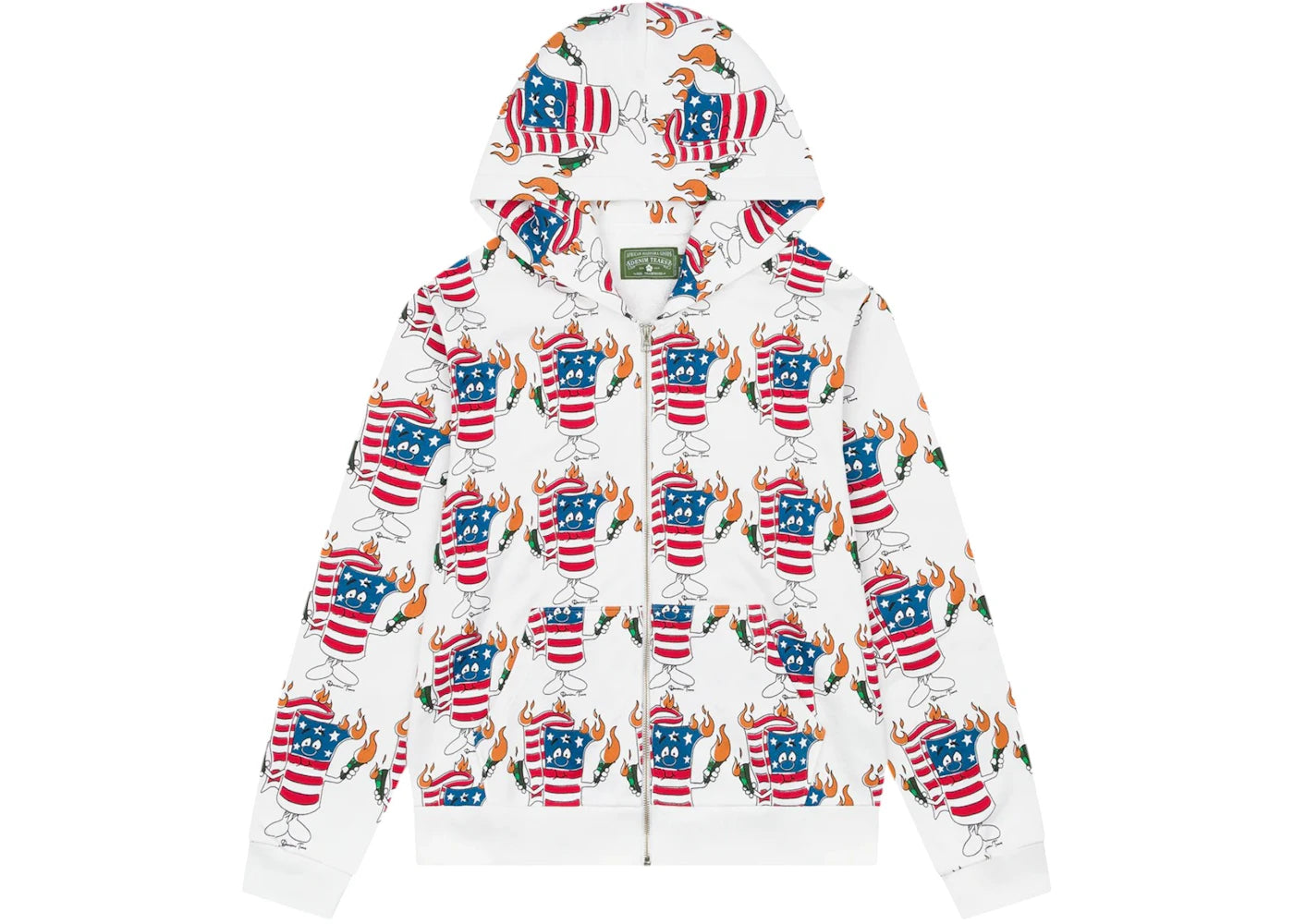 Denim Tears Firecracker Zip Hoodie Multicolor – Side Kicks