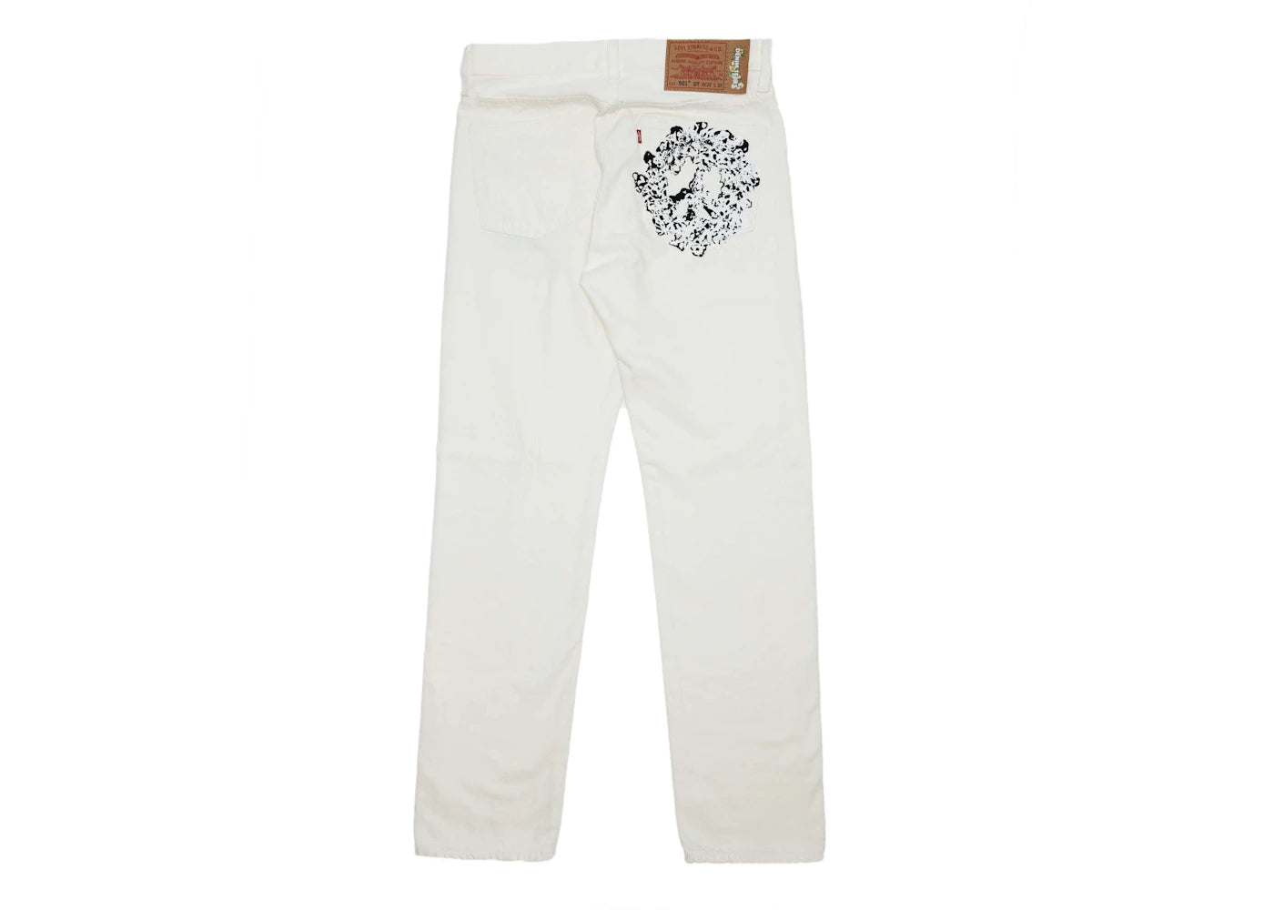 Denim Tears Peace In My Pocket Jean White – Side Kicks