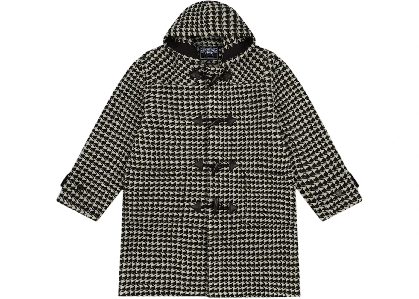 Denim Tears x Stussy Spade Jacquard Duffle Coat Multicolor – Side Kicks