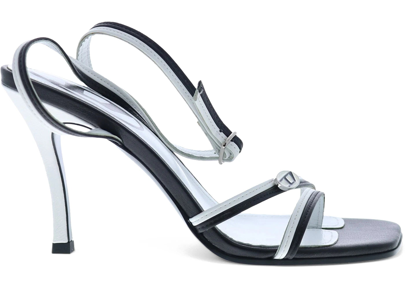 Diesel D-Venus Sandals Black White (Women's) – Side Kicks