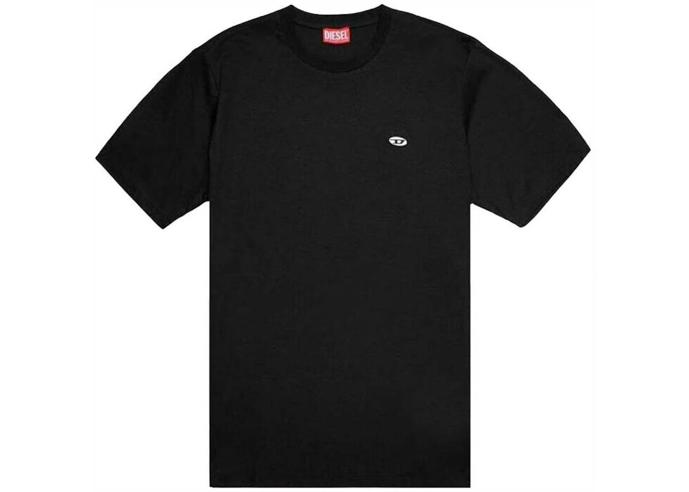 Diesel Oval D Patch T-Shirt Black – Side Kicks
