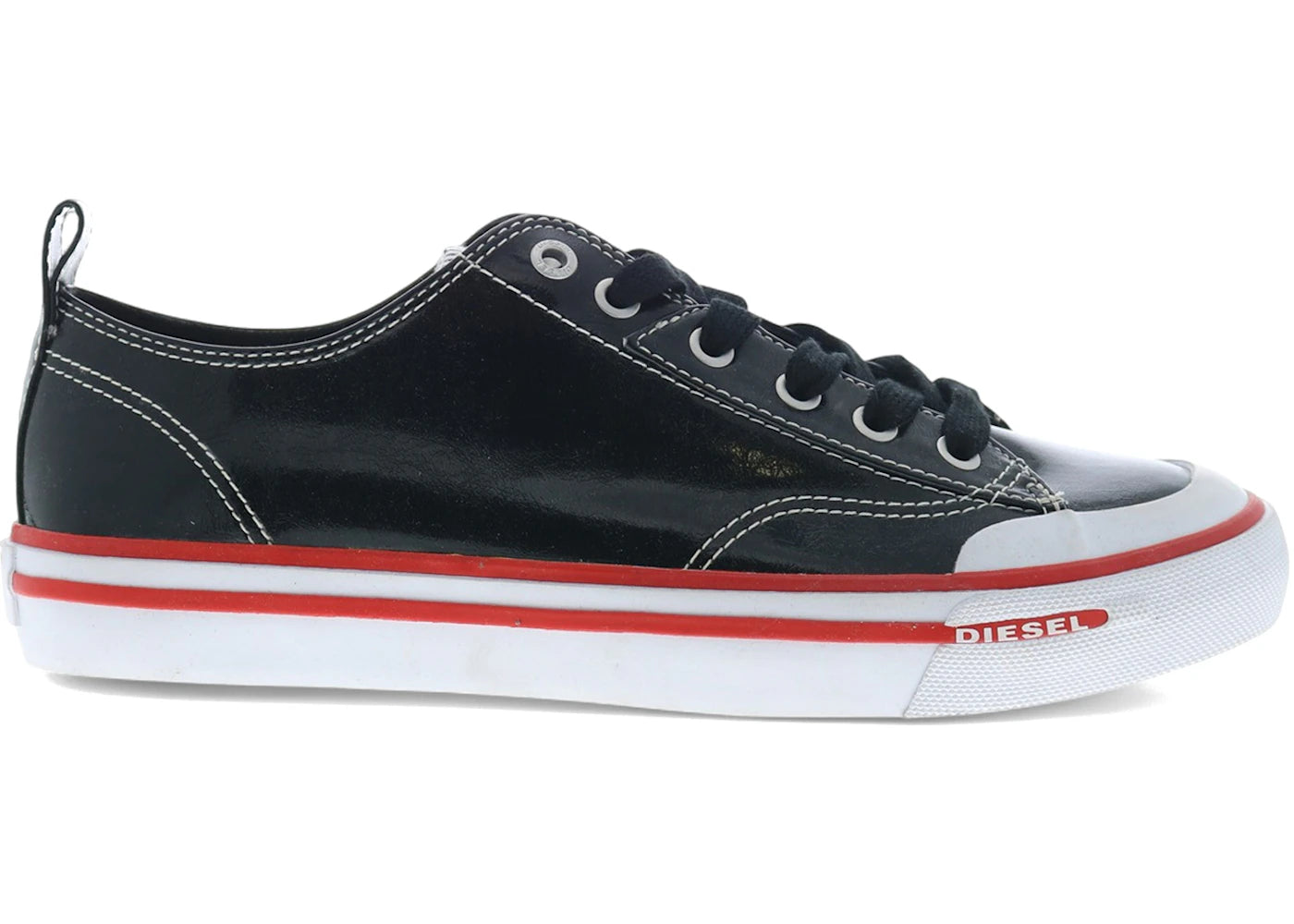 Diesel S-Athos Low Black White – Side Kicks