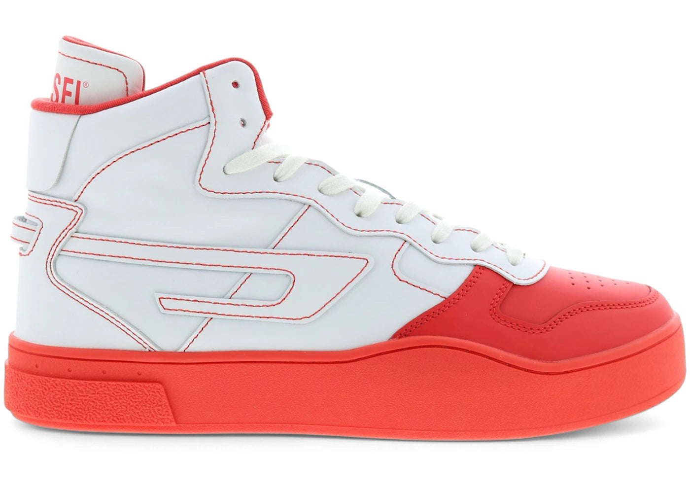 Diesel S-Ukiyo Mid X White Red – Side Kicks