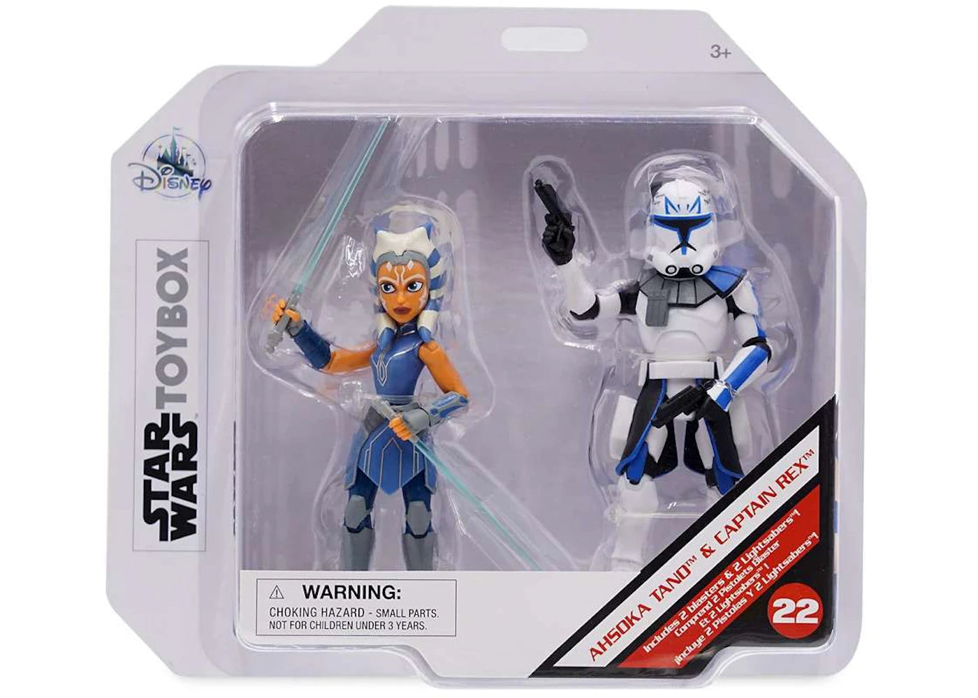 Disney Star Wars Toybox Ahsoka Tano & Captain Rex Disney Store Exclusi ...