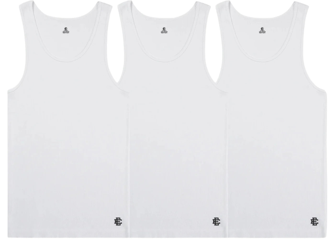 Eric Emanuel EE 3-Pack Tank White – Side Kicks