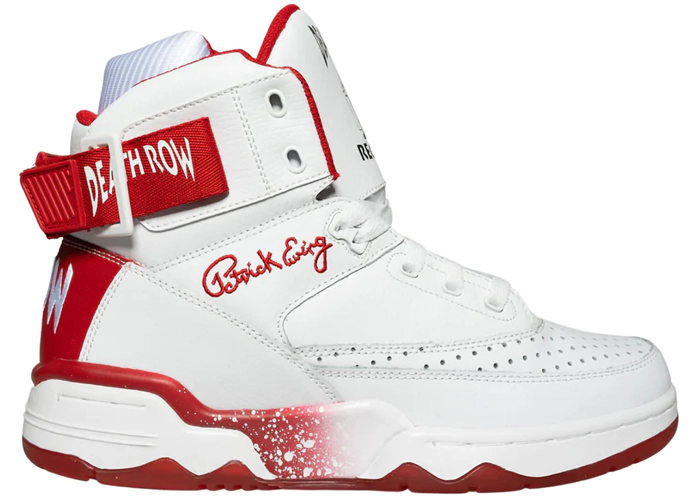 Ewing 33 Hi Death Row Records White Red – Side Kicks