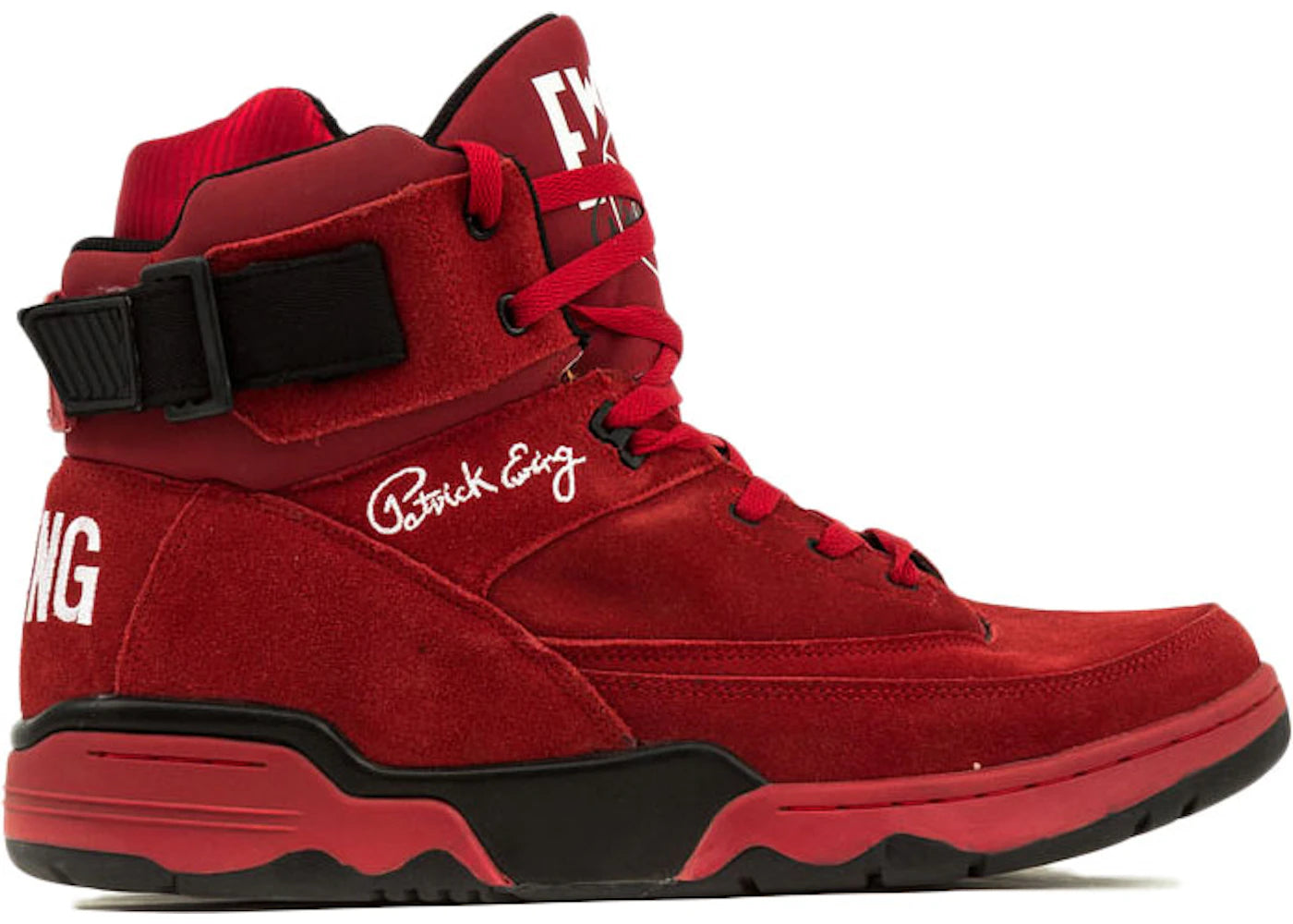 Ewing 33 Hi Red Black – Side Kicks