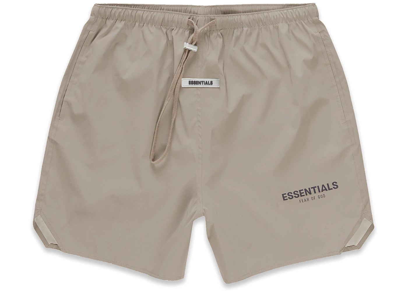 Fear of God Essentials Volley Shorts Taupe – Side Kicks