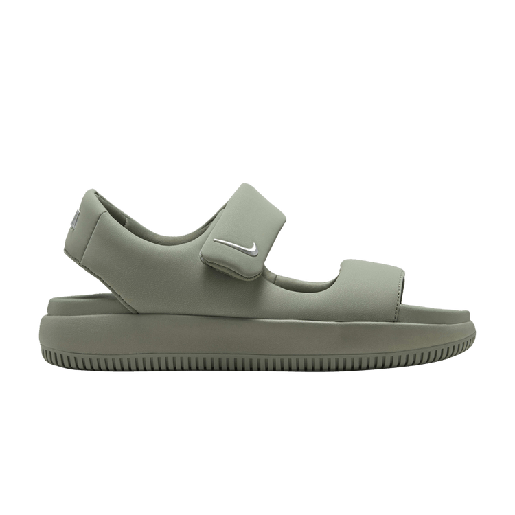 Nike Calm Sandal Light Army Metallic Silver (Women's) – Side Kicks