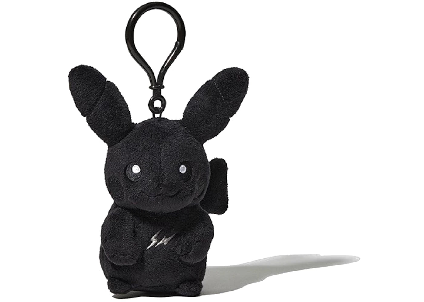 Fragment x Pokemon Pickachu Thunderbolt Project Mascot Keychain Black ...