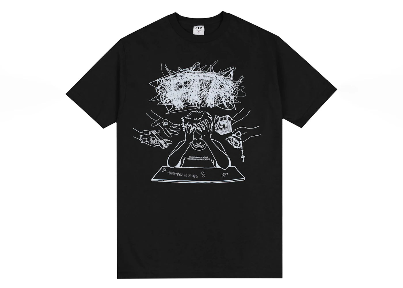 FTP Peer Pressure Tee Black – Side Kicks