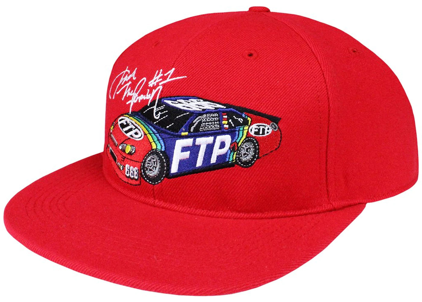 FTP Racer Fitted Hat Red – Side Kicks