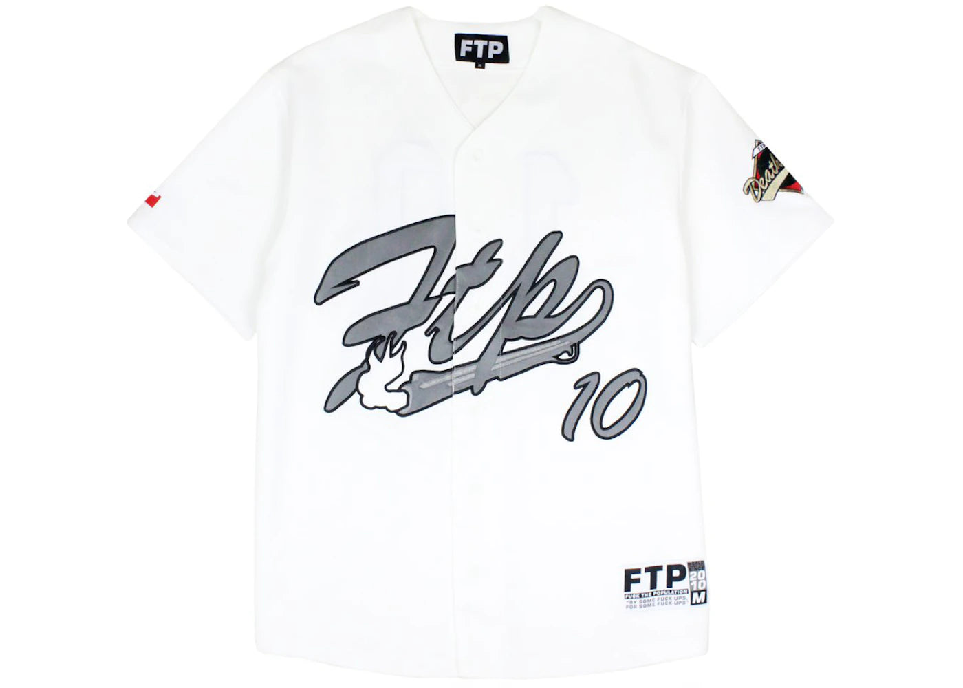 FTP Script Baseball Jersey White – Side Kicks