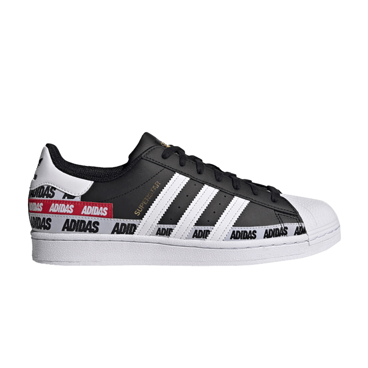 adidas Superstar Black Graphic – Side Kicks