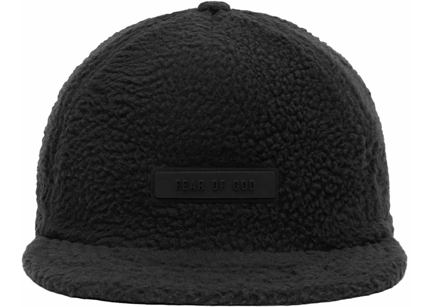 Fear of God Essentials Polar Fleece Baseball Cap (SS24) Jet Black ...